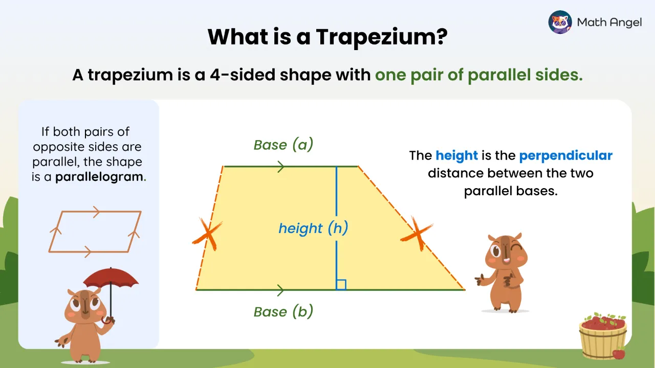 Area of a Trapezium - Formula, Examples, and Special Types