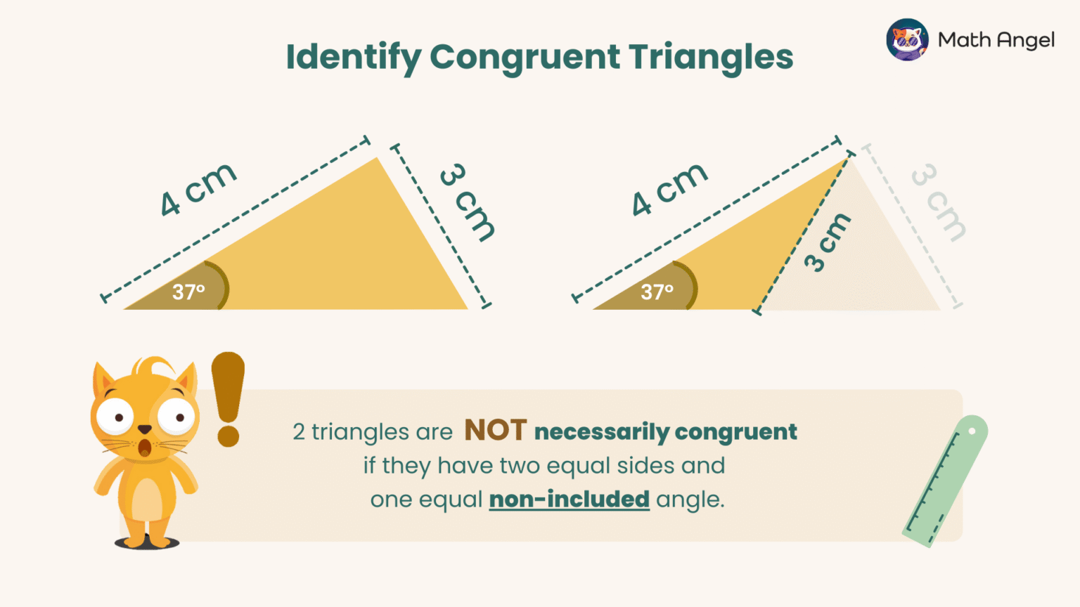Congruent Triangles - SSS, SAS, ASA, and RHS